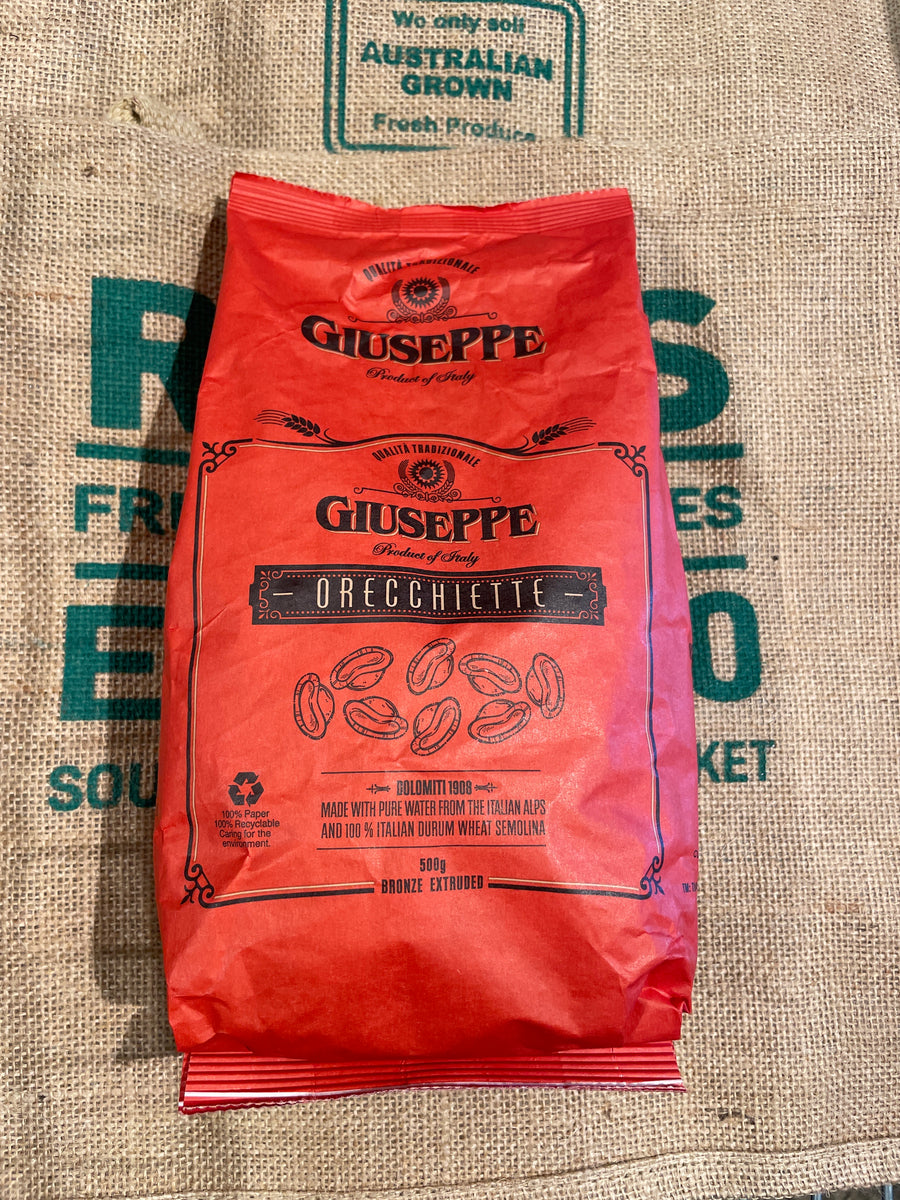 Pasta - Giuseppe (Italian) Orecchiette, 500g – Rod's Fruit and Veg