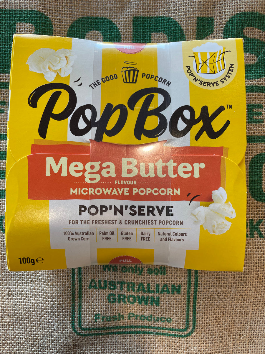 Popcorn - Pop Box Microwave Mega Butter Flavour – Rod's Fruit and Veg