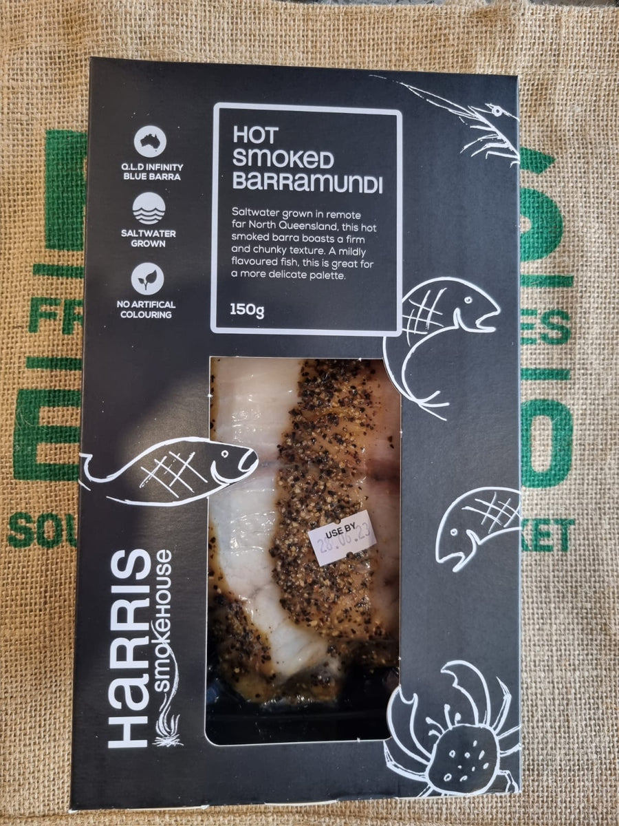 Fish - Hot Smoked Barramundi 150g – Rod's Fruit and Veg