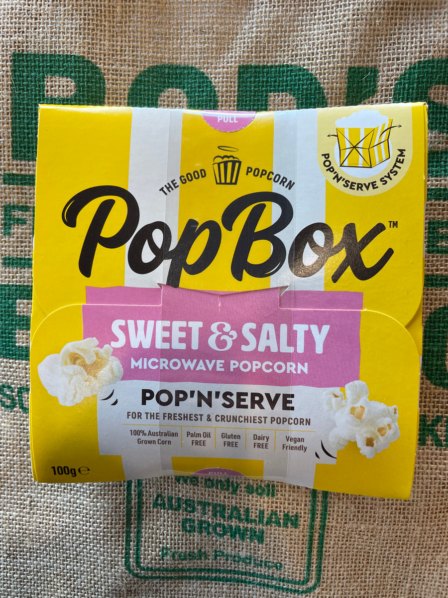 Popcorn - Pop Box Microwave Sweet & Salty Flavour – Rod's Fruit and Veg