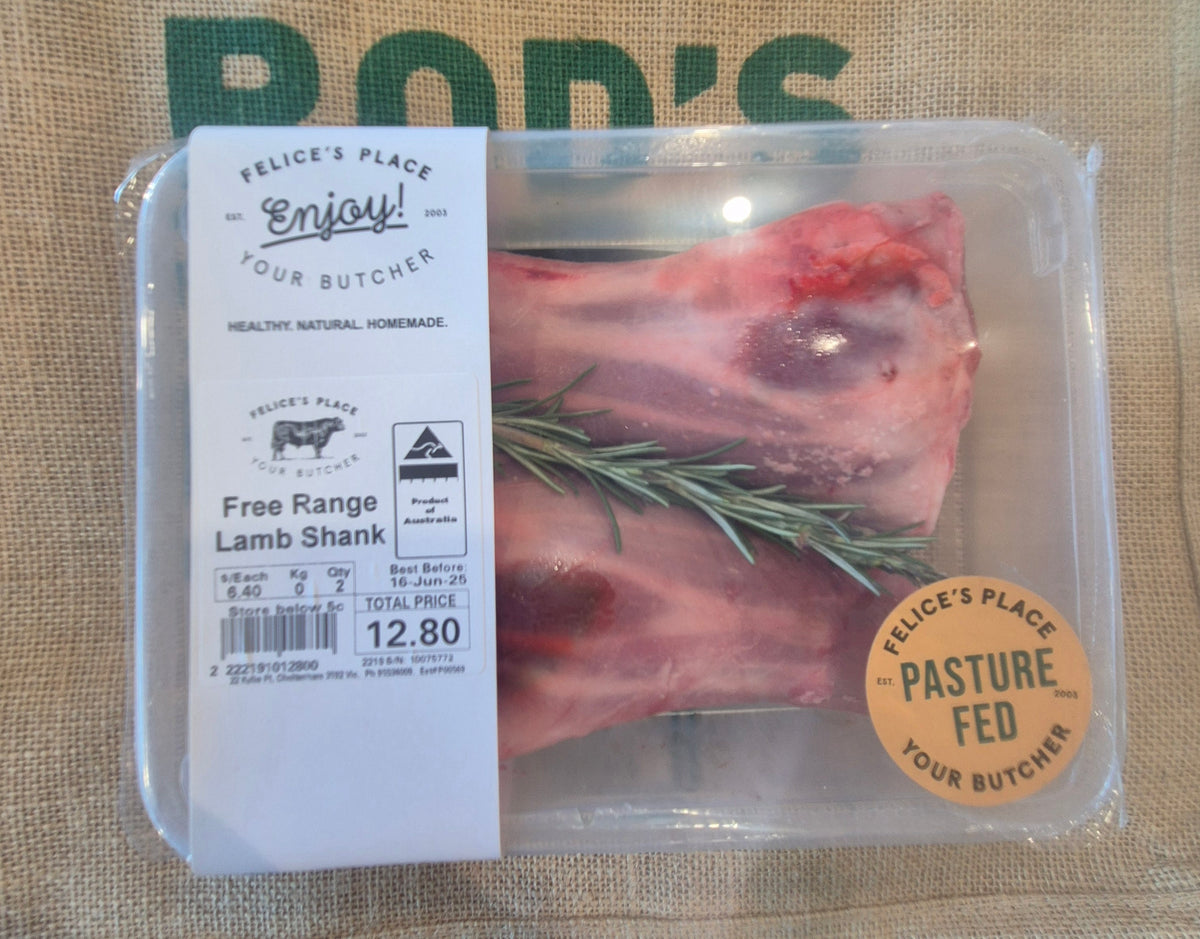 Lamb- Shanks 2 Pack ( Felices Butcher) – Rod's Fruit and Veg