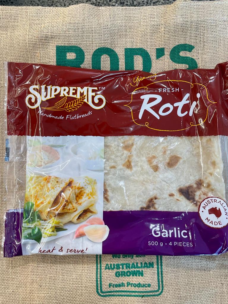 Roti- Garlic 500g (fresh) – Rod's Fruit and Veg