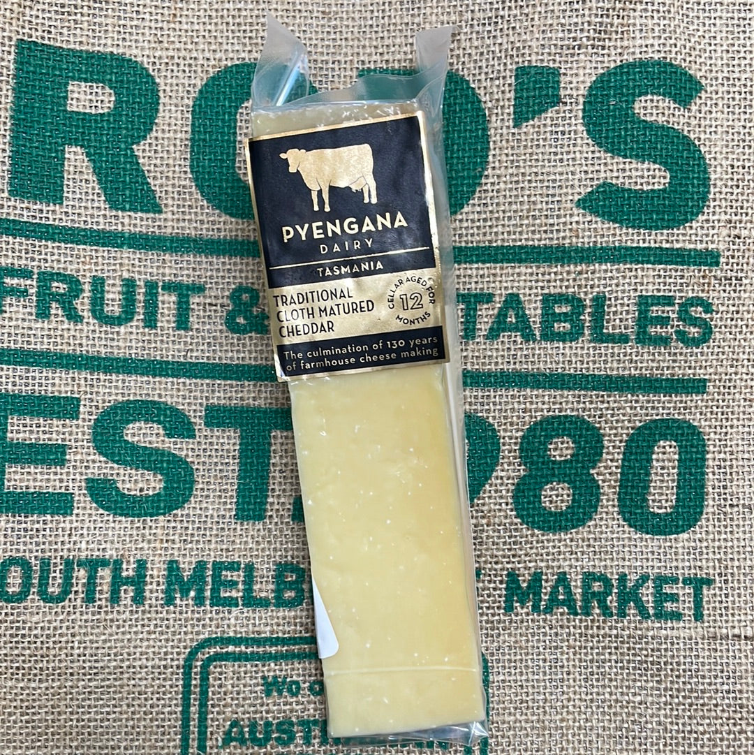 Cheddar- Pyengana (150g )Tasmanian Cheddar 12 months aged – Rod's Fruit ...